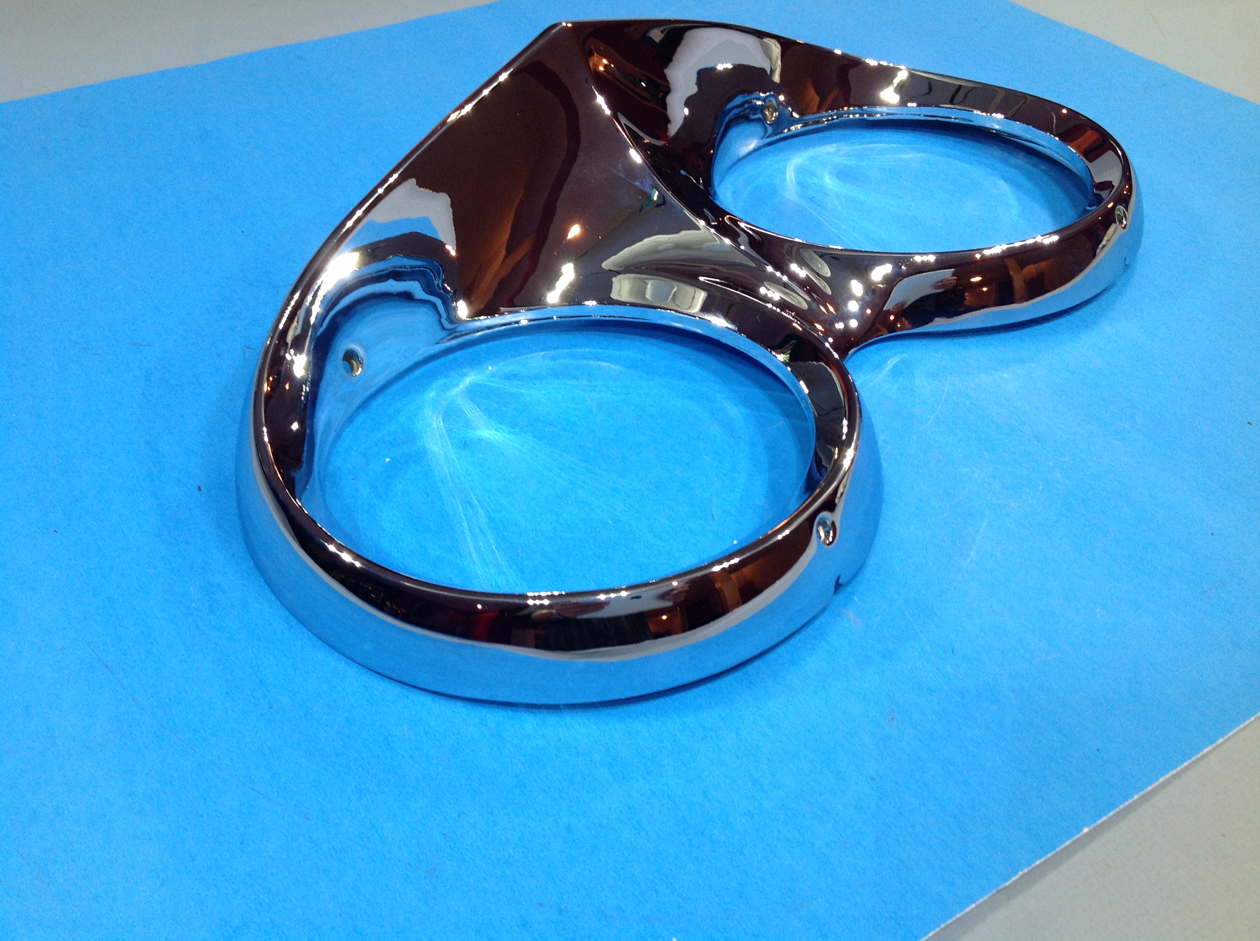 1959 1960 Headlamp Door Bezel 1470312 NOS And RESTORED 1959 1960 Headlamp Door Bezel 1470312 NOS And RESTORED